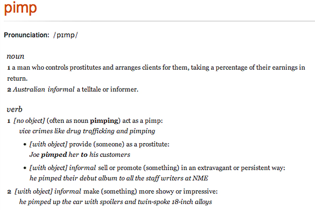 Pimped Meaning